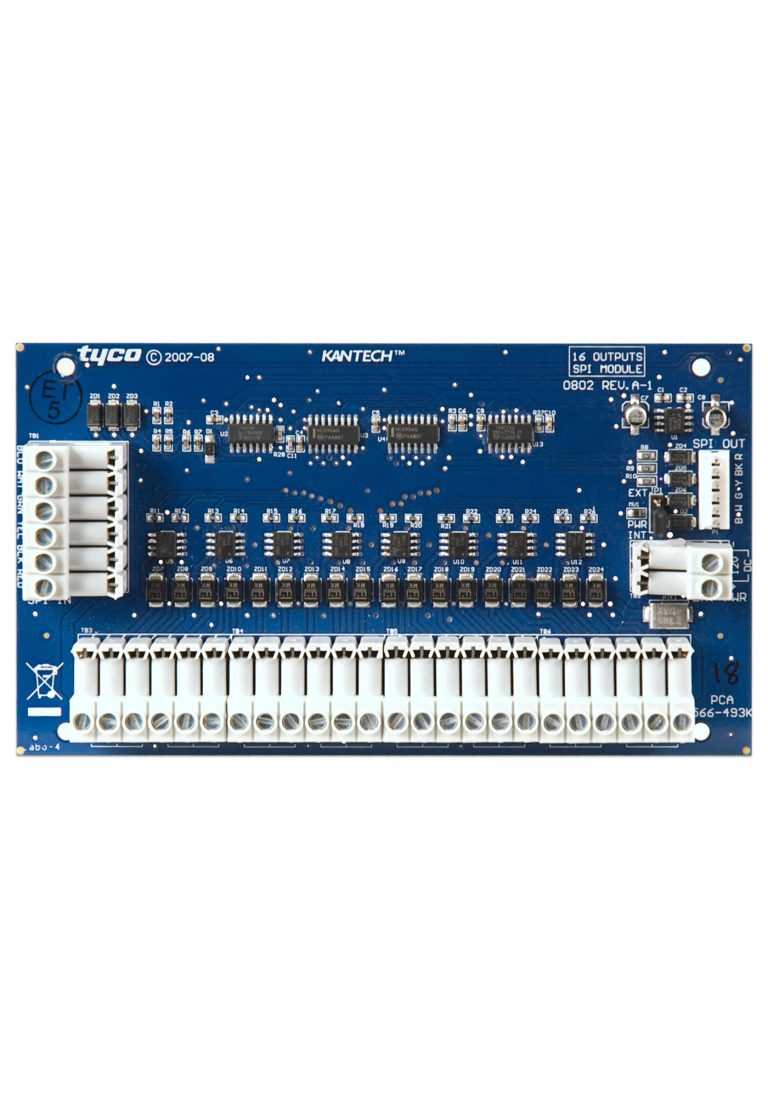 Kantech KT-400 expansion module 16-output with SPI cable - ISCS